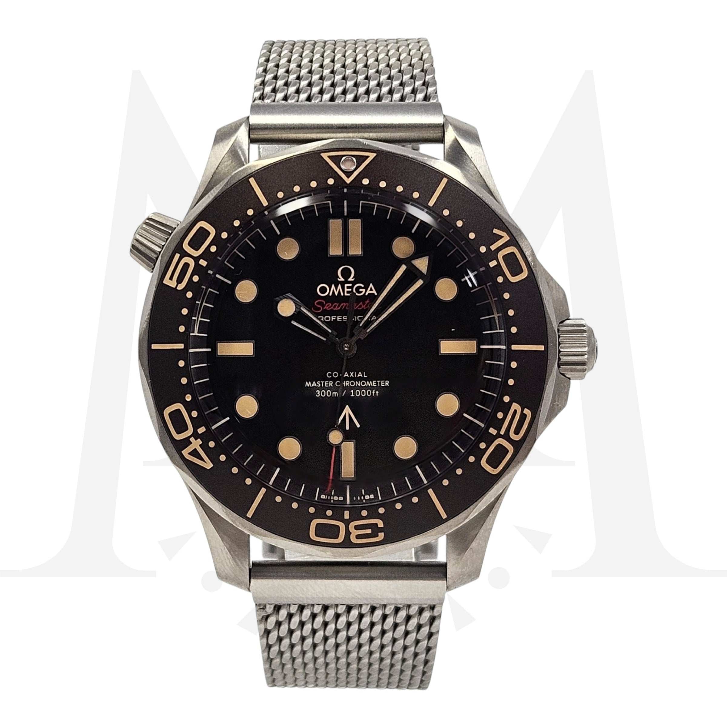 Reloj Omega Seamaster Diver 300M 007 Titanio Co-Axial Automático – AMX ...